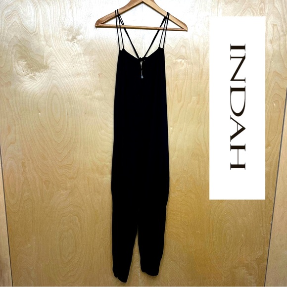 Indah | Pants & Jumpsuits | Indah Jumpsuit With Cowrie Shell Trim ...